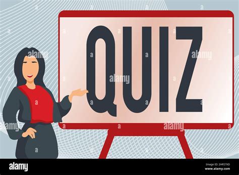 Writing Displaying Text Quiz Word Written On Brief Informal Test Given