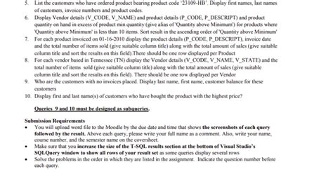 You Need To First Run The Sql Script Posted On Moodle