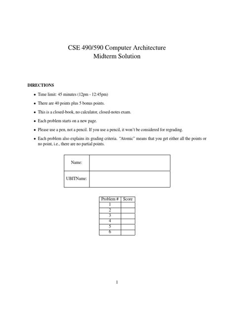 Comparch Answers and Questions | PDF | Cpu Cache | Cache (Computing)