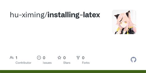 GitHub Hu Ximing Installing Latex