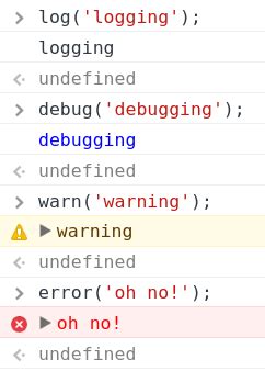 Shorter Functions For Console Log Warn Debug Error Fernando Basso