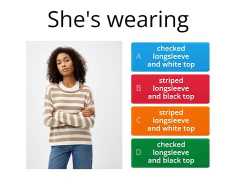 Go Getter 4 Unit 1 1 Clothes Quiz