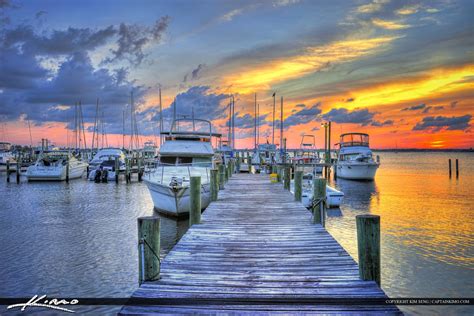 Boat Dock Sunset