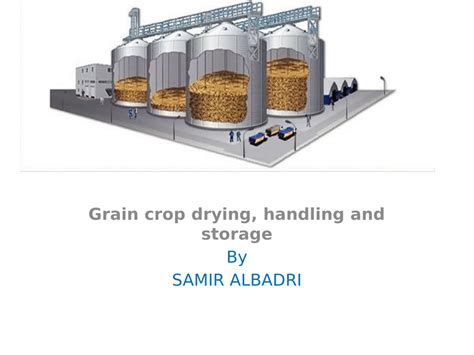 Pdf Grain Crop Drying Handling And Storing