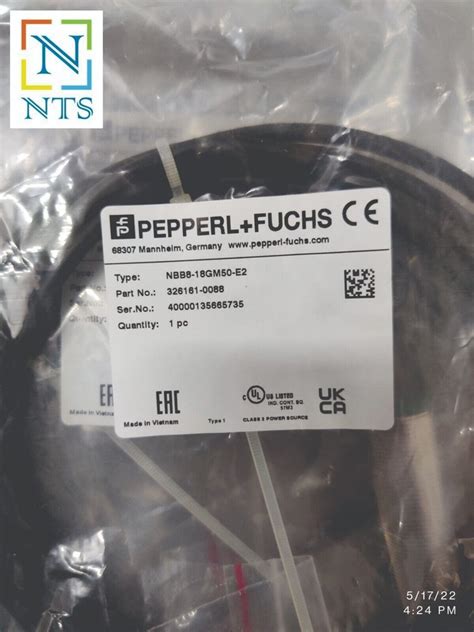 Pepperl Fuchs Nbb8 18gm50 E2 M Inductive Sensor Pandf Proximity