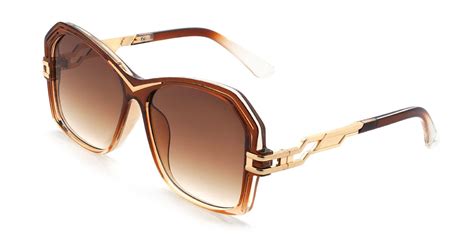 Maricela Square Brown Sunglasses For Women Lensmart