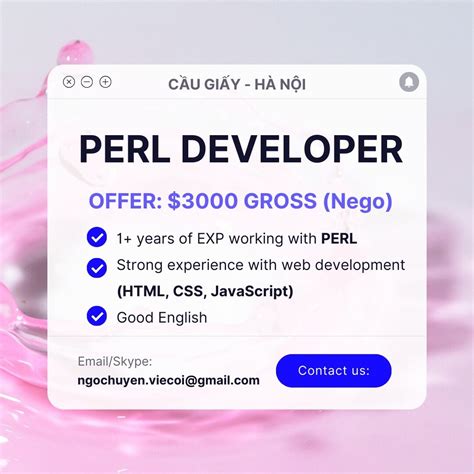 Ngọc Huyền On Linkedin Perl Html Css Javascript