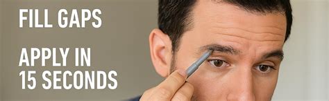 The Men Pen Waterproof Eyebrow Pen Beard Filler For