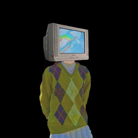 Tv Head Tv Head Red Aesthetic Dreamcore Weirdcore