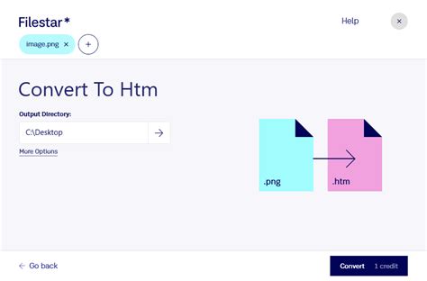 Convert PNG To HTM With Filestar Fast And Easy