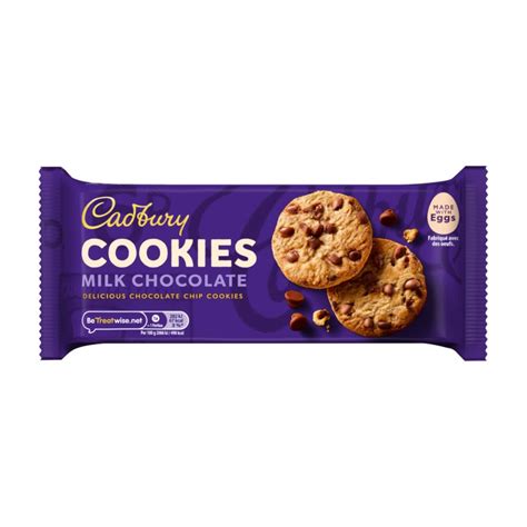 Cadbury Cookies Choc Chip 135g X 24 Lp Hooge Brands