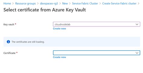 Creating An Azure Service Fabric Cluster