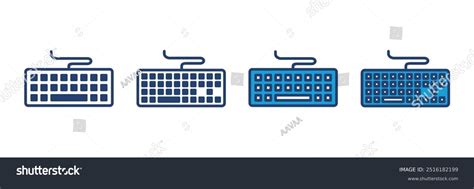 Keyboard Icon Vector Keyboard Vector Symbol Stock Vector Royalty Free 2516182199 Shutterstock