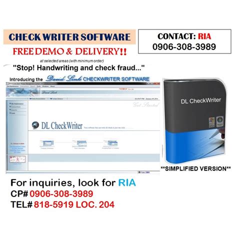 Check Writer Alphanumeric Free Demo Cheque Writer Printer Computers And Tech Office And Business