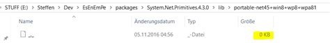 Systemnetprimitives Nuget Is Unusable · Issue 22945 · Dotnetruntime