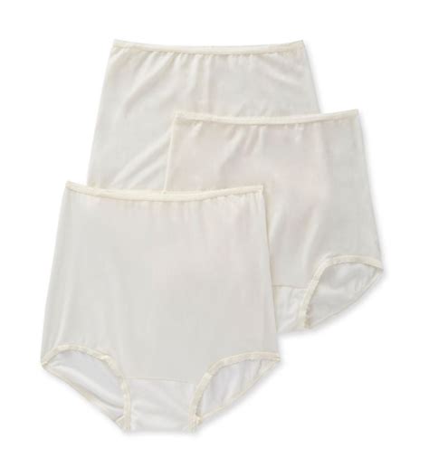 Bali Brief 3 Pack Skimp Skamp Full Cut Smooth Back Panty Womens