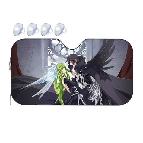 Lelouch And Cc Code Geass Car Sunshade