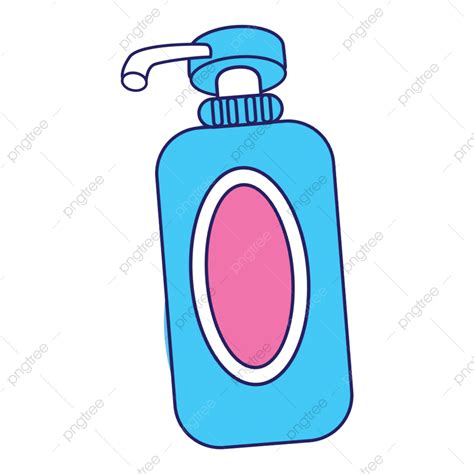 Shampoo Dibujo Animado Blanco Y Negro