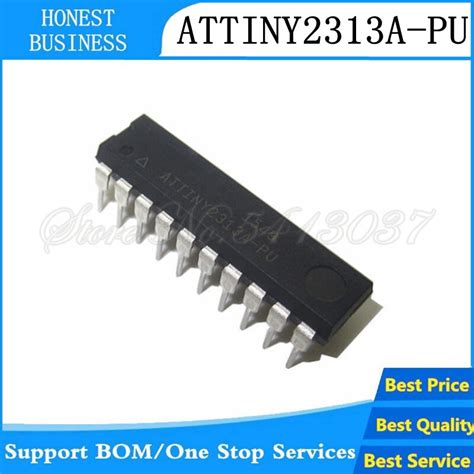 Attiny2313a 20 Pin 20mhz 2kb 8 Bit Attiny 2313a 2313