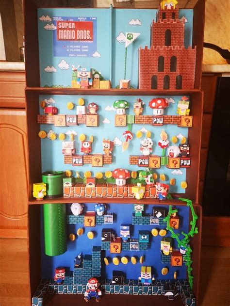 Super Mario Craft Mario Crafts Super Mario Bros Birthday Party