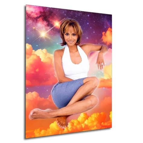Halle Berry Actress Model Diva Belles 47 Aceo Art Print Card By
