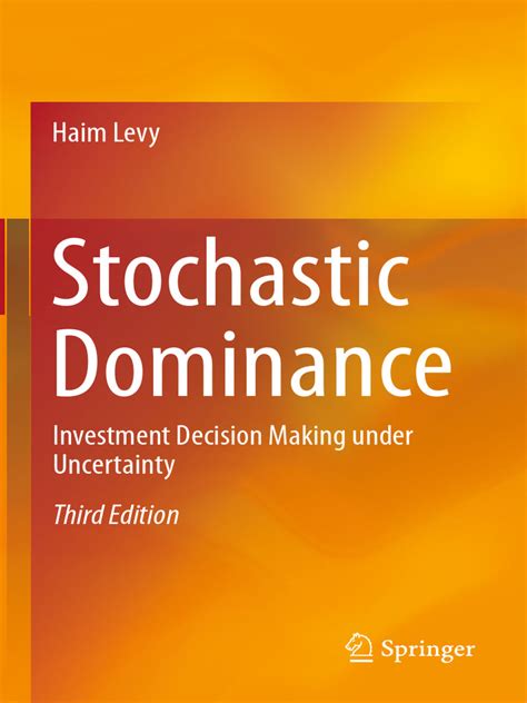 Levy 2016 Stochastic Dominance Investment Decision Making Under