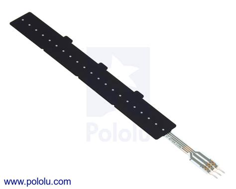 Pololu Force Sensing Linear Potentiometer 4 0″×0 4″ Strip Customizable Length