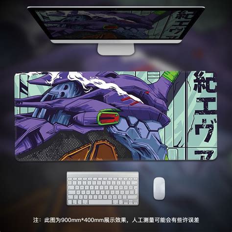 Eva Mouse Pad Evangelion 01 New Asuka Langley Soryu Keyboard Pad Ayanami Rei Anime Mecha Game