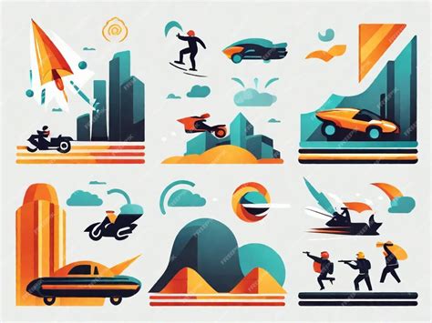 Premium Photo Exciting Action Sequence With Dramatic Special Effects