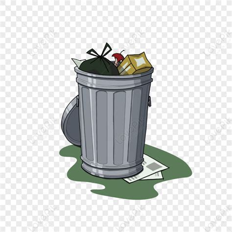 쓰레기통 일러스트 클립 아트 길거리 거리 거리 시설 Png 일러스트 무료 다운로드 Lovepik