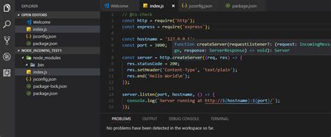 Salsa Missing Intellisense And Error With Ts Check When Express