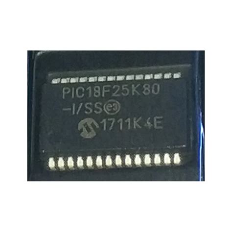 1 pcs pic18f25k80 i ss ssop 28 pic18f25k80 new original chip ic