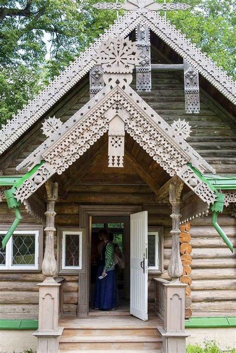 Russian Wooden House Русская архитектура Народная архитектура Деревянная архитектура