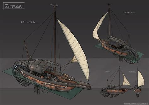 Fantasy Sailing Boat