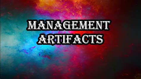Management Artifacts Software Project Management Lec 4 By J