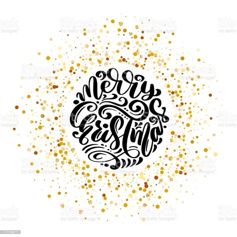 메리 크리스마스와 새해 복 분 벡터 텍스트 서예 문자 디자인 카드입니다 휴일 인사말 선물 포스터에 대 한 창조적인 타이포그래피 서예 글꼴 스타일 배너 겨울에 대한 스톡 벡터