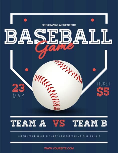 Baseball Flyer Template