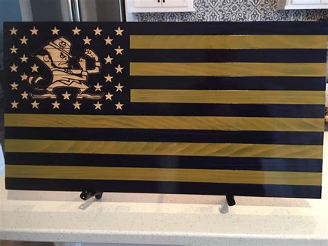 Rustic Wooden Team Pride Or State Flag Etsy