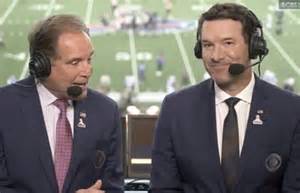 Tony Romo Makes Inexplicable Noise During Chiefs Bills Showdown Yahoo