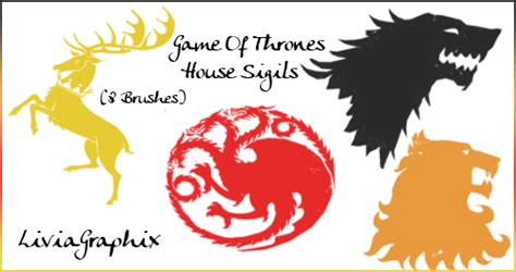 Game Of Thrones House Sigils By Liviaalexandra On Deviantart