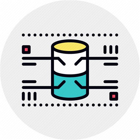 Architecture Data Database Infographic Monitoring Network Server Icon Download On Iconfinder