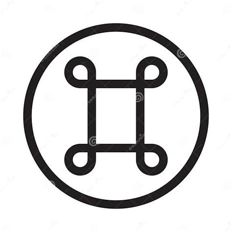 Cmd Or Command Icon Black Line Art Vector Logo Stock Illustration Illustration Of Button