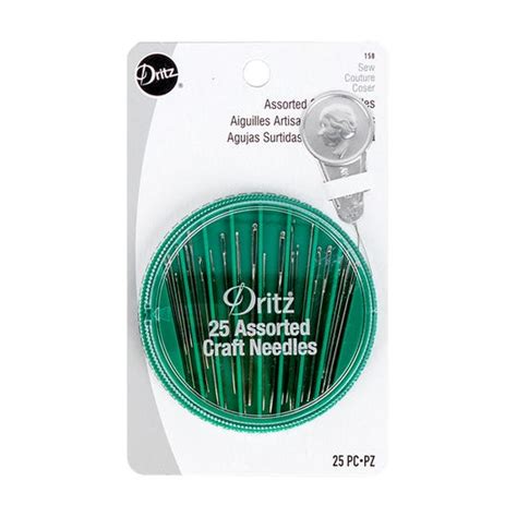 Dritz Assorted Craft Needles 25ct With Threader Dritz 158 Fat Quarter Shop