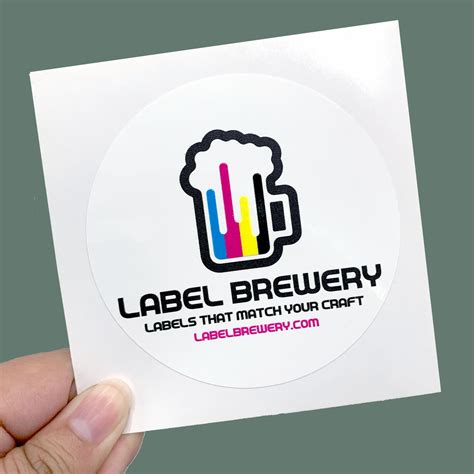 White Vinyl Die Cut Stickers