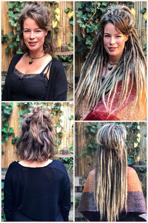 Before And After Installing Dreads To Her Hair Artofit
