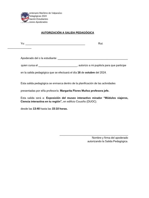 Formato AutorizaciÓn Del Apoderado Pdf