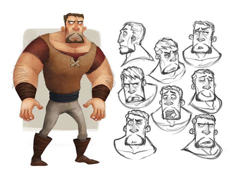 The Burly Guy Gesichter Zeichnen Zeichnen Gesicht