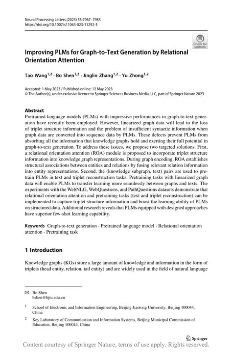 Improving Plms For Graph To Text Generation By Relational Orientation