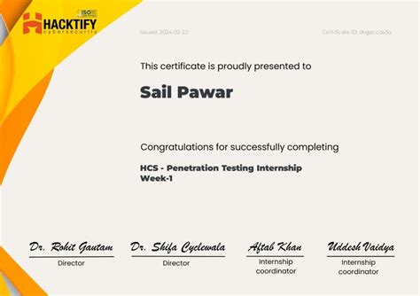 Hacktify Cyber Security Internship Sail Pawar Posted On The Topic