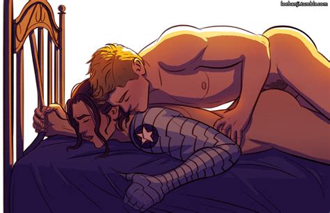 Post Avengers Bucky Barnes Captain America Leehanji Marvel Steve Rogers